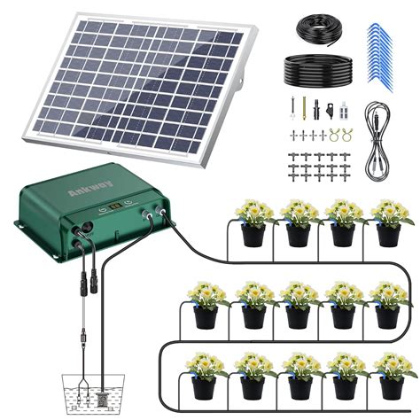 Ankway Solar Drip Irrigation Kit For Balcony Greenhouse And Garden Bed In Nepal At Npr 23046