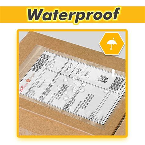 1 Pack Consignment Note Sticker Pocket 100pcs