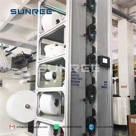 Diapers Elastic Spandex Yarn Constant Tension Controlled Unwinding System Sunree