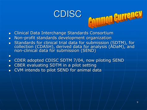 Ppt The Cdisc Hl7 Standard An Fda Perspective Powerpoint Presentation