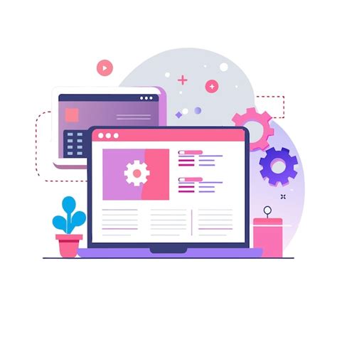 Website Development Application Coding Premium Ai Generated Vector