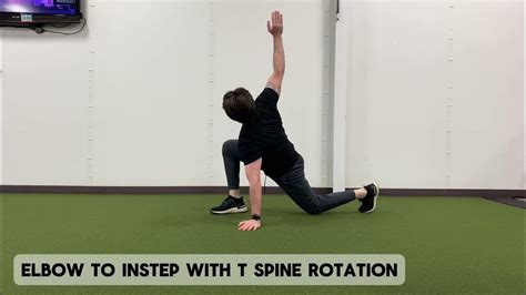 Elbow To Instep With T Spine Rotation Youtube