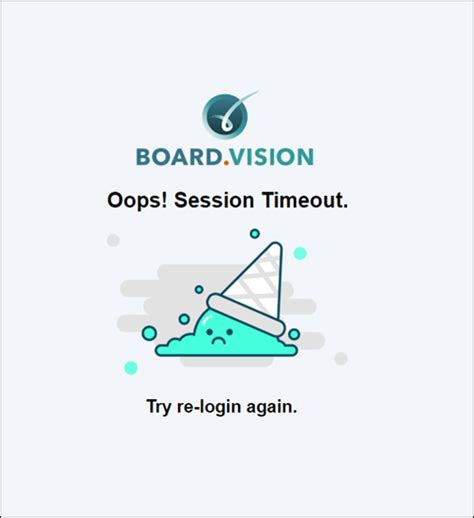 Oops Session Timeout Try Re Login Again Boardvision