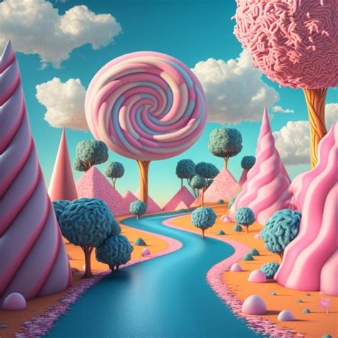 83000 3d Candy Land Pictures