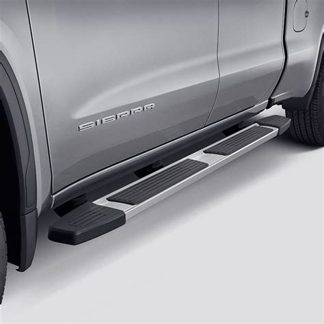 Sierra 1500 Assist Steps Double Cab Chrome 6 Inch Rectangular Set Of 2