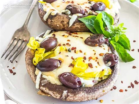 Keto Portobello Mushroom Mini Pizzas Ketodiet Blog