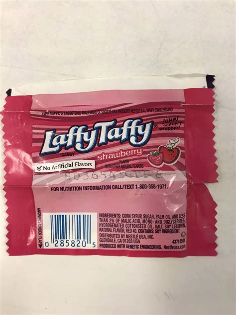 A Laffy Taffy Wrapper Without Any Jokes R Mildlyinteresting