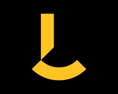 Premium Vector Letter L Initials Monogram Simple Minimal Smile Happy