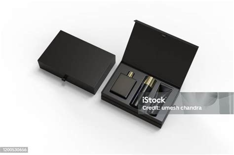 브랜딩 3d 렌더링 일러스트레이션을 위한 빈 화장품 선물 세트 상자입니다 0명에 대한 스톡 사진 및 기타 이미지 0명 3차원 형태 개체 그룹 Istock