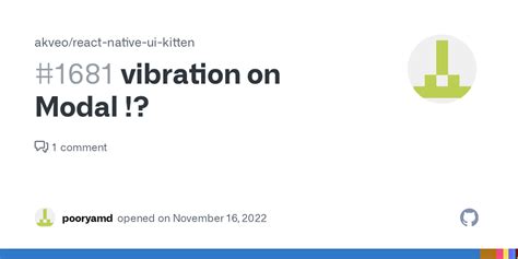 Vibration On Modal Issue 1681 Akveo React Native Ui Kitten GitHub