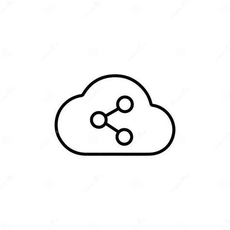 Cloud Share Icon Set Data Sync To Cloud Storage Vector Symbol