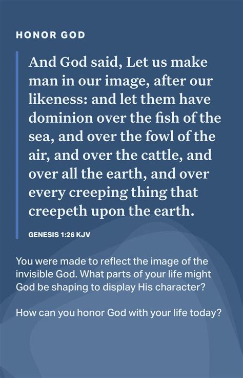 Genesis 1 26 And God Said Let Us Make Man In Our Image After Our