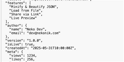 Json Viewer Editor Web App To View Json Strings In A Tree Like