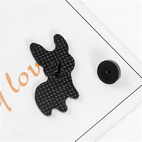 Badu Bg Изящни игли за корги Сърце на куче Дупе Брошки с мак Емайлирани игли за любители на