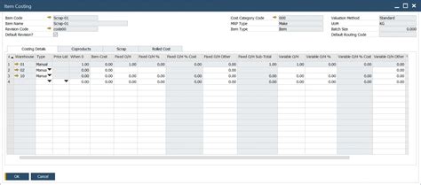 coproduct and scrap costing computec learn