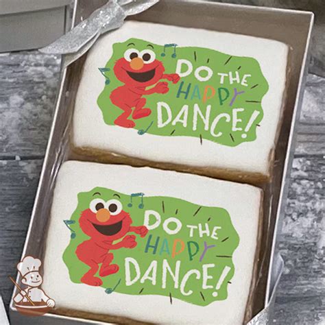 Sesame Street Elmo Happy Dance Cookie T Box Freedom Bakery