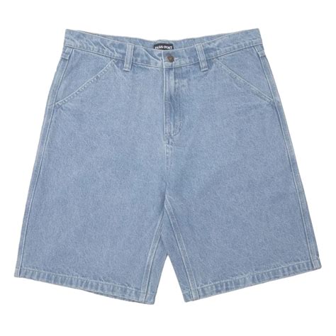Pass~port Workers Club Light Indigo Denim Shorts Buy Online Now