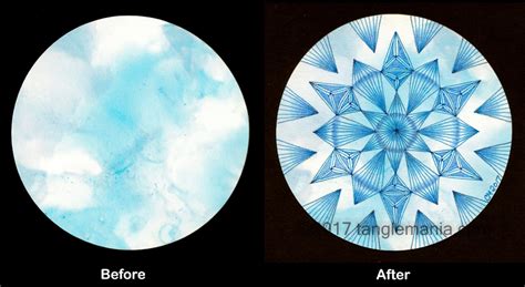 Set Of Colored Zendala Tiles For Zentangle Art Work 4 1 2 Inch Round