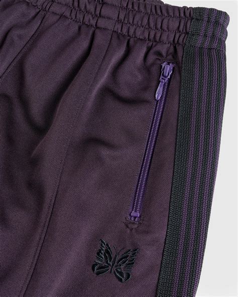 Needles Hd Track Pant Poly Smooth Dark Purple Highsnobiety Shop