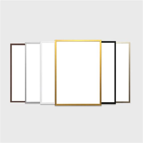 핀픽 알루미늄액자 프레임 맞춤제작 골드 화이트 블랙 A1 A2 A3 A4 4절 5070 사이즈 위시버킷