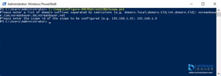 Configuring DHCP Option Domain Search List On A Windows DHCP Server NORMAN BAUER