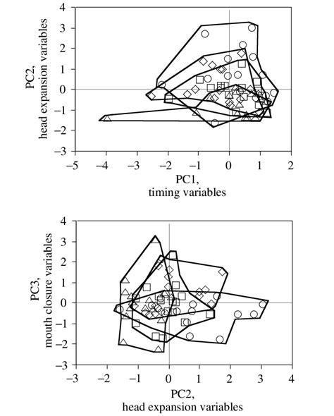 Principal Component Pc Plots Comparing Pc1 Pc2 And Pc3 Axes Have
