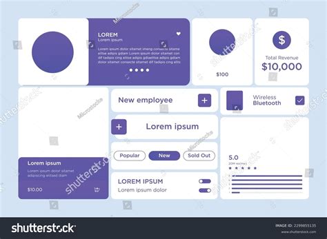 Ui Ux Elements Kits Design Assets Stock Vector Royalty Free 2299855135 Shutterstock