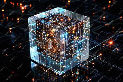 Futuristic Blockchain Images Block Chain Concept Block Cube And Network Connections 3d Rendering