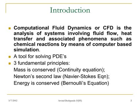 Introduction To Cfd Pdf