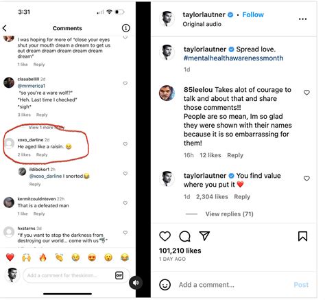 Taylor Lautner Calls Out Comments He Aged Like A Raisin
