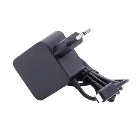 Raspberry Pi Usb C Power Supply 27w Black Rpi 27w Bl
