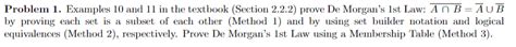solved different methods to prove set identities 1 prove