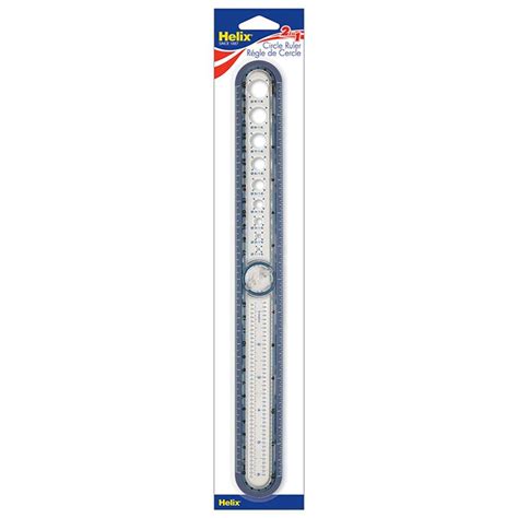 Helix Circle Ruler 12 30cm Compass And Ruler In 1 Geyer