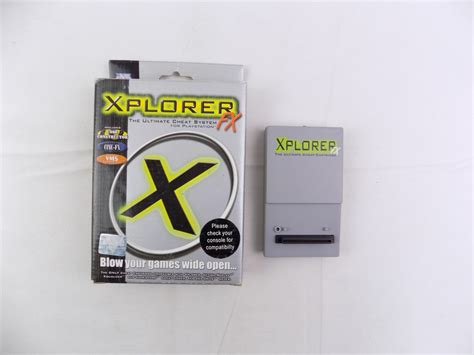 Boxed Like New Playstation PSOne Xplorer FX Ultimate Cheat System Starboard Games