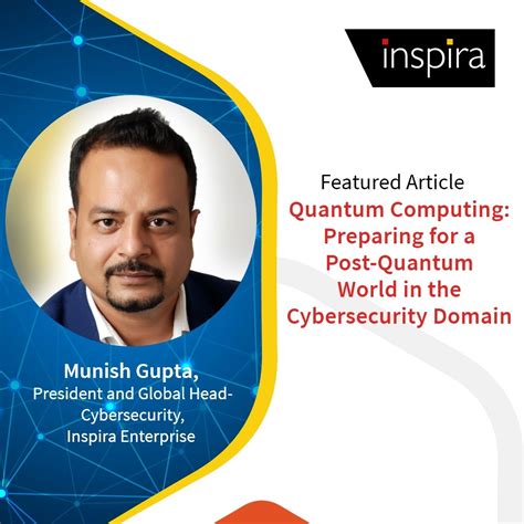 Inspira Enterprise On Linkedin Quantumcomputing Cybersecurity