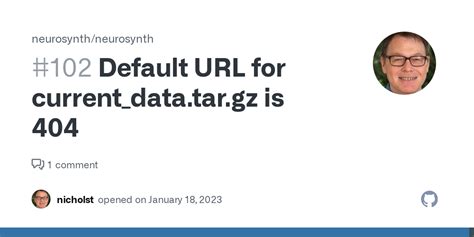 default url for current data tar gz is 404 · issue 102 · neurosynth