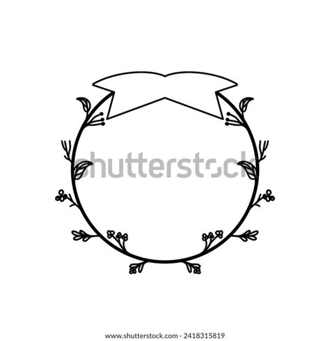 Simple Border Png Weeding Messeg Traditional Stock Illustration
