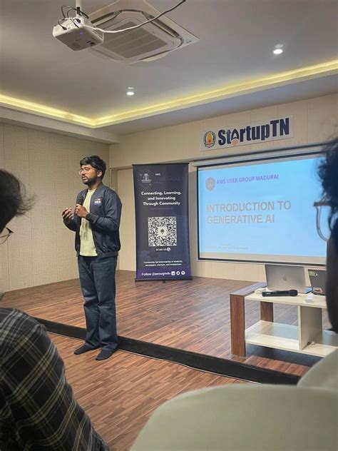 Muhammed Sheik Ashraf On Linkedin Awsusergroupmadurai Generativeai