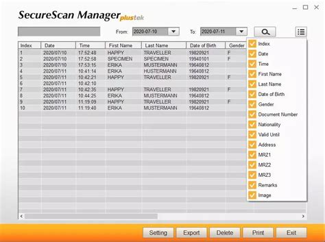 X50 Visa Driver License Scanner Ocr Id Passport Reader Machine For