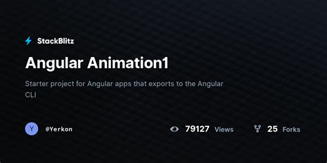 Angular Animation1 StackBlitz