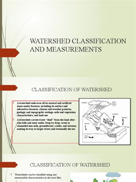 Lecture 2 Watershed Classification And Measurements Pdf Drainage Basin Stream