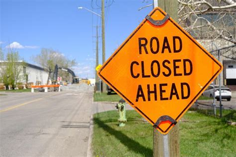 Premium Photo Safety Signs On A Construction Site