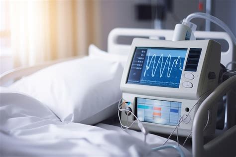 Premium Ai Image Device For Monitoring Vital Signs Inside Ambulance Emergency Reanimation