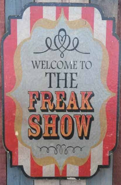11x17 Welcome To The Freak Show Custom Transfer On Storenvy