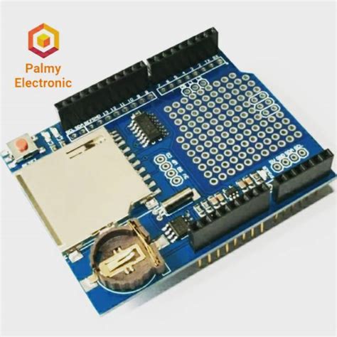 Jual Data Logger Shield RTC SD Card For Arduino Shopee Indonesia