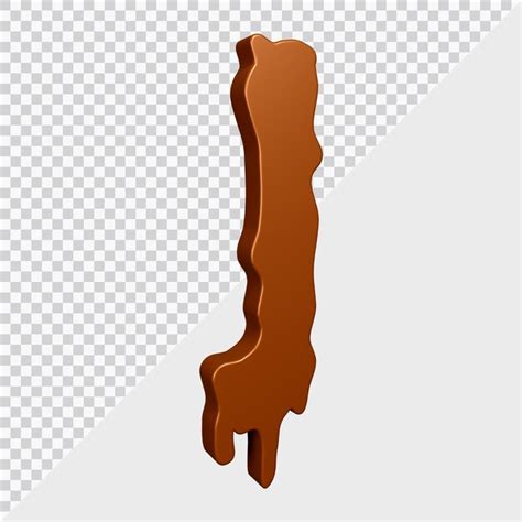 Representación 3d de la letra del alfabeto j Archivo PSD Premium
