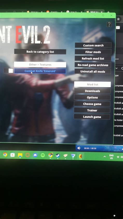 Anyone Know Why My Modding Doesnt Work Rresidentevil2remake