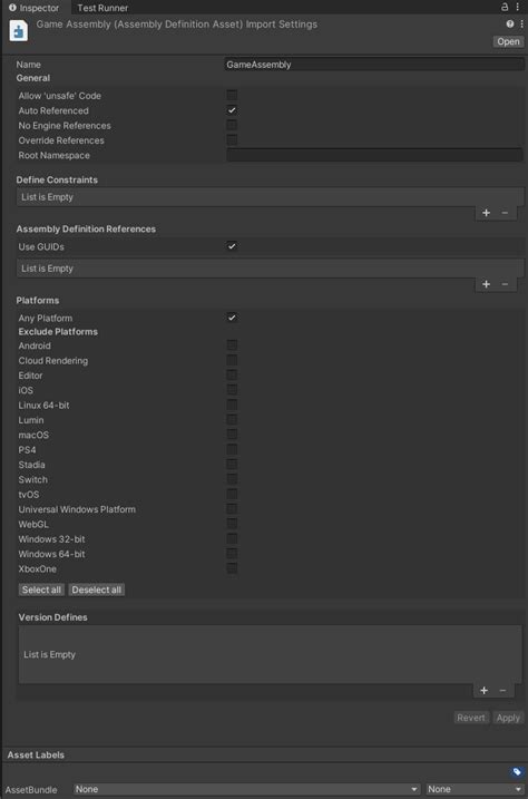 Cant Access C Script Classes In Unity Test Framework Unity 20202