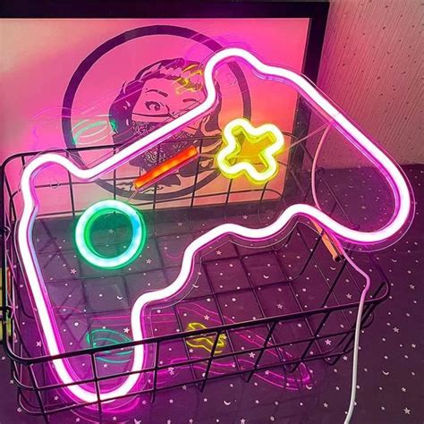 Jeu En Forme De Néon Enseigne Enseigne Lumineuse Néon Led Neon Sign Light Usb Alimenté Pour