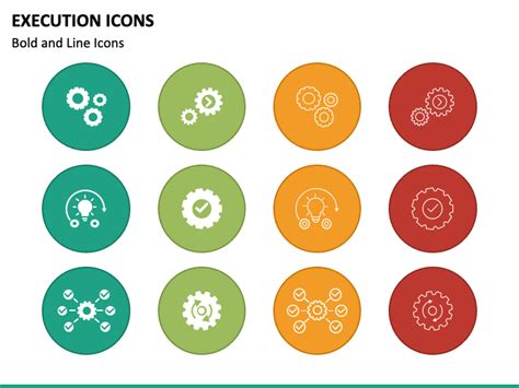 Execution Icons For PowerPoint And Google Slides PPT Slides